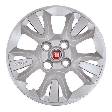 Jogo Calota Fiat Uno Way 2011 2012 Aro 14 Emblema Resinado Shopee Brasil