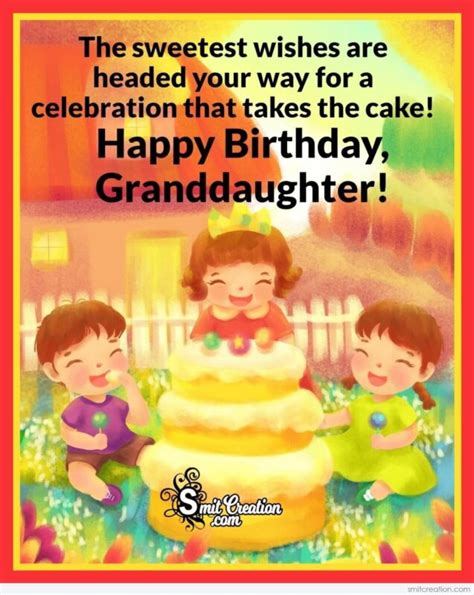 Happy Birthday Wishes For Granddaughter SmitCreation