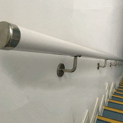 Supports De Main Courante Pour Fixation Murale Acier Inoxydable Poli