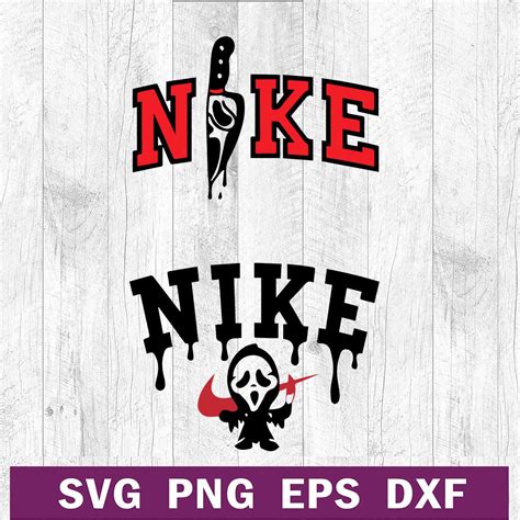Ghostface Scream Nike Logo SVG Ghostface Nike SVG Scream Inspire Uplift