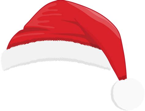 Navidad sombrero o Papa Noel sombrero en nuevo año fiesta dibujos