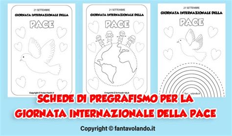 Giornata Internazionale Della Pace Settembre Schede Di