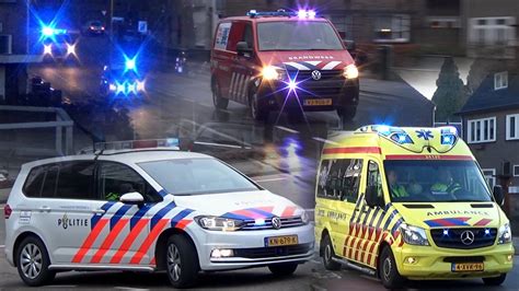 PRIO 1 Rijkswaterstaat Spoed Brandweer Politie En Ambulance Naar
