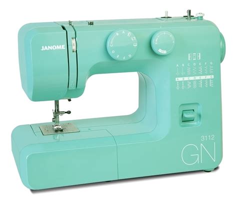 Máquina de coser recta Janome 3112 portable verde 220V 240V