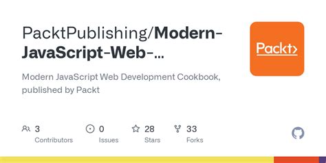 github packtpublishing modern javascript web development cookbook modern javascript web
