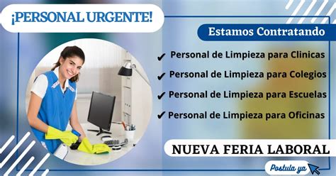 Limpieza Se Busca Personal De Limpieza Para Distintas Empresas Mas