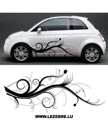 Kit sticker autocollant Déco autocollant voiture fleur