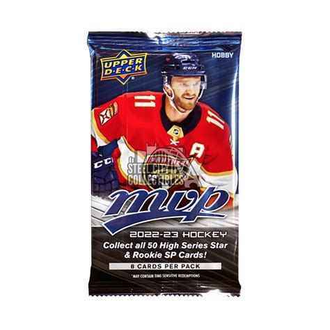 2022 23 Upper Deck MVP Hockey Hobby Pack Steel City Collectibles