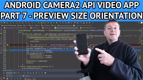 android camera2 api video app part 7 adjusting orientation for calculating preview size youtube
