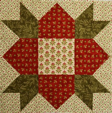 12 1 2 Inch Star Quilt Block Pattern