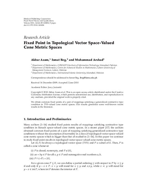 pdf common fixed points for maps on topological vector space valued cone metric spaces