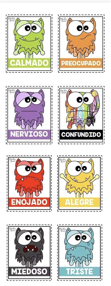 Pin En Emociones Caritas De Emociones Educacion Emocional Infantil