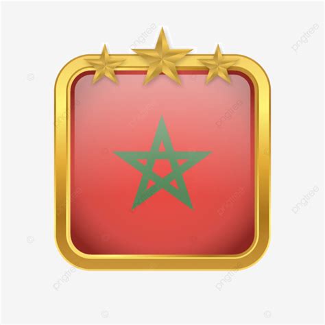 Bandera De Marruecos Vector PNG Dibujos Marruecos Bandera Bandera De
