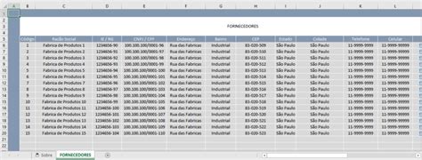 Planilha Cadastro De Fornecedores Gr Tis Smart Planilhas