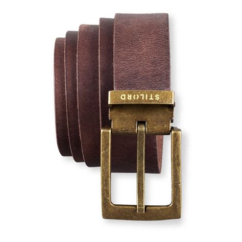 Ledergürtel Herren Braun Universal Kürzbar STILORD