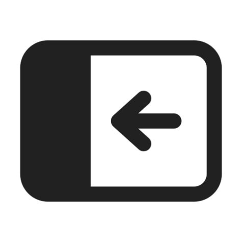 Panel Derecho Ampliar Llena Iconos Interfaz De Usuario Y Gestos