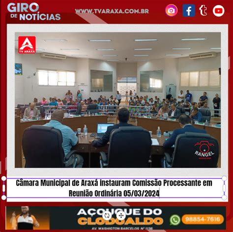 Câmara Municipal de Araxá instaura Comissão Processante em Reunião