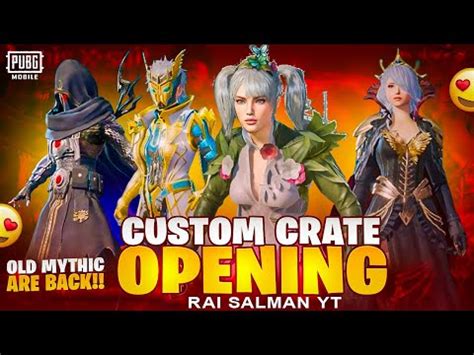 New Custom Crate Opening Pubg Mobile Forest Elf Set Crate Opening