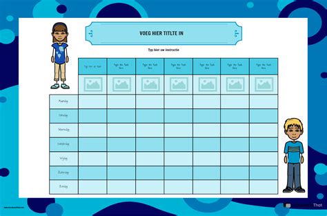 Dagelijkse Routinechecklist Storyboard By Nl Examples