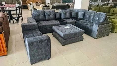 7 Seater Wooden L Shape Sofa Set With Lounger At Rs 58000 Set In Jammu