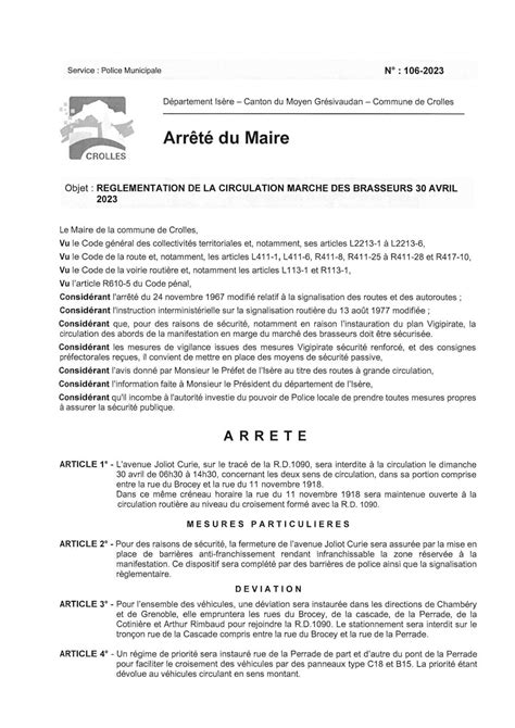 Calaméo Arrete 106 2023