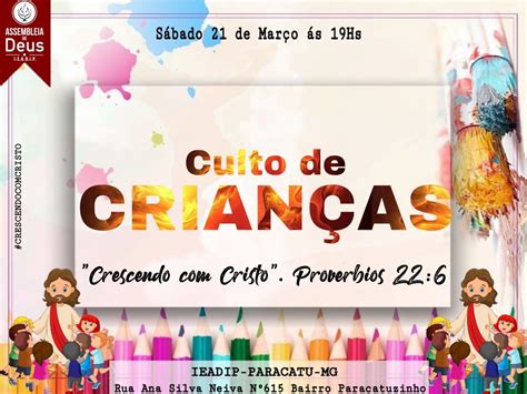 Pinterest Convite para culto Banner infantil Brincadeiras bíblicas