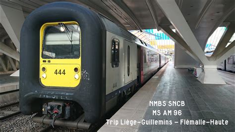 NMBS SNCB MS AM 96 444 Trip Liège Guillemins Flémalle Haute 13 VII