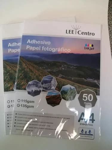 Papel Fotogr Fico Adhesivo Grs Hjs Glossy Cuotas Sin Inter S