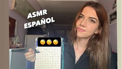 El juego que te ayudará a dormir Word search ASMR ESPAÑOL