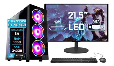 Pc Gamer Montado Barato Completo MercadoLivre