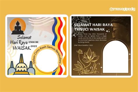 15 Twibbon Hari Waisak 2022 Atau Perayaan Tri Suci 2566 BE Dengan