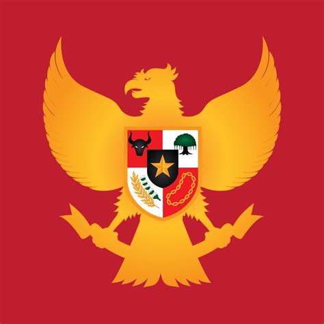 el símbolo de la garuda pancasila indonesia 9567509 Vector en Vecteezy