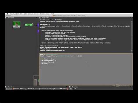 Nuke Python For Artists Simple User Interfaces Part 2 YouTube