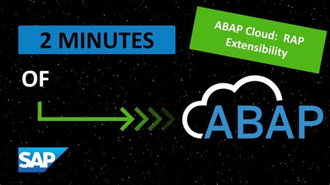 ABAP Cloud RAP Extensibility YouTube