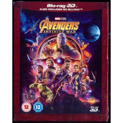Avengers Infinity War 3D Blu Ray Hobbies Toys Music Media