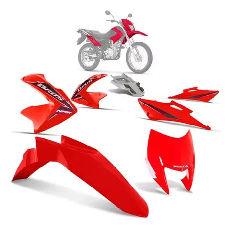 Kit Carenagem Bros 150 2009 2012 Pro Tork Adesivos Parcelamento