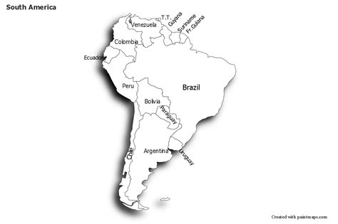 Mapas De Muestra Para Sudamerica