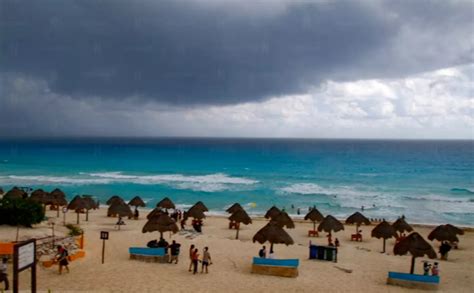 Clima en Cancún prevén lluvias fuertes en la Península de Yucatán