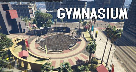 Gymnasium In Legion Square YMAP GTA5 Mods
