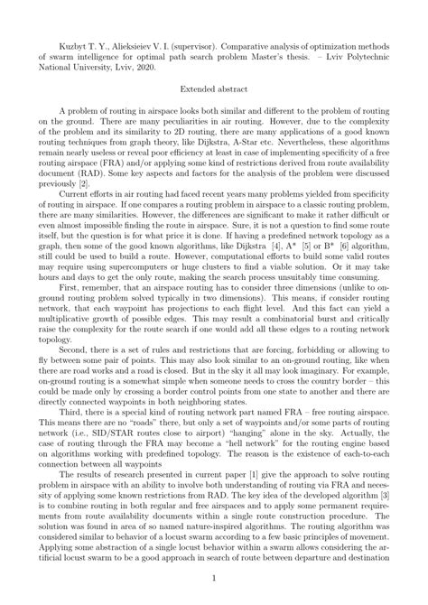 pdf comparative analysis of optimization methods of swarm intelligence for optimal path search