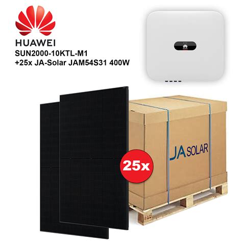 Huawei Komplettanlage Full Black 10KW SUN2000 10KTL M1 Solaranlage JA