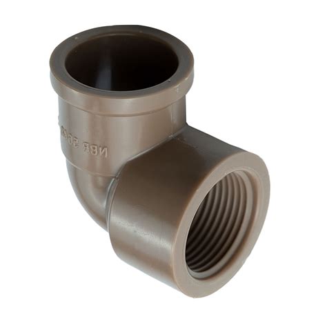 Joelho Cotovelo Lr Sold Vel Rosc Vel X Pvc Marrom Shopee Brasil