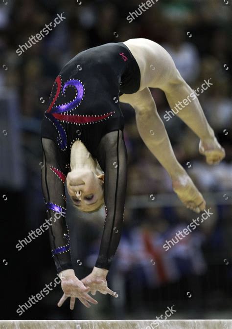 Australian Gymnast Lauren Mitchell Performs On Editorial Stock Photo