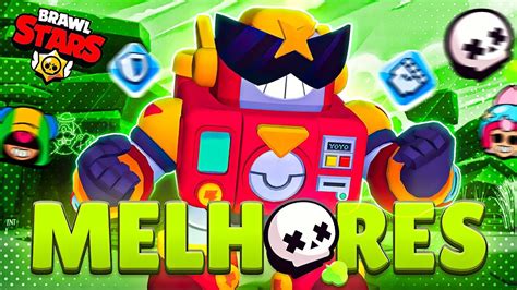 TOP 5 MELHORES BRAWLERS DO COMBATE SOLITÁRIO BRAWL STARS YouTube