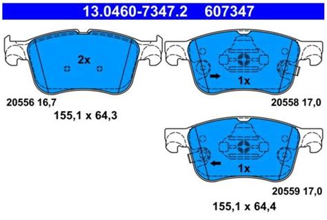 Klocki Hamulcowe Ford Focus Mk Kuga Mk Puma St Prz D Ate Ford