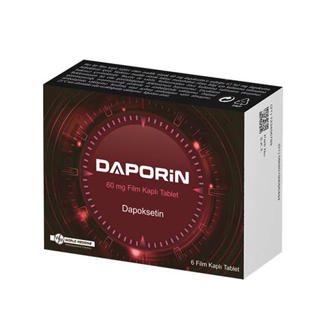 Daporin 60 mg 6 Film Tablet En İyi Geciktirici Hap Eczane Şifa