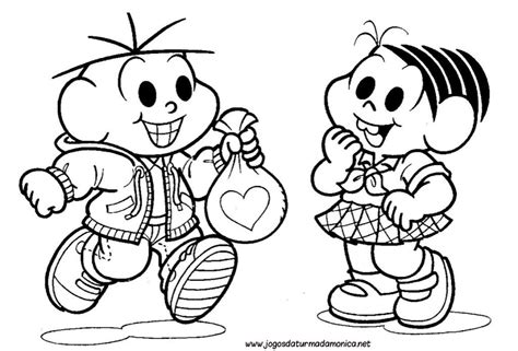 Desenhos Para Colorir E Imprimir Gratis Da Turma Da Monica Baixe Gratis