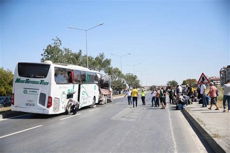 Eskişehir de Zincirleme Trafik Kazası 14 Yaralı Haberler