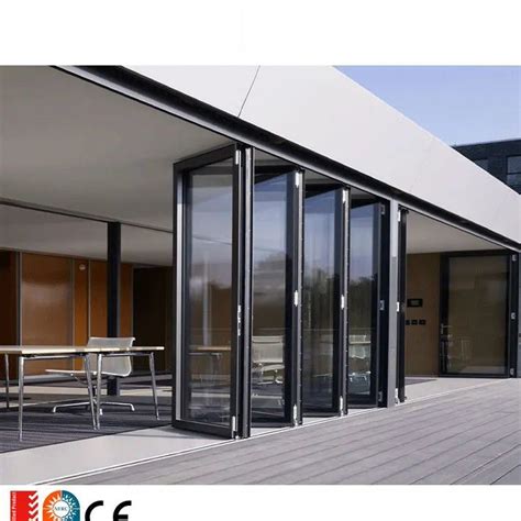 Bifold Doors Aluminium Folding Patio Exterior Aluminum Bi Folding Glass