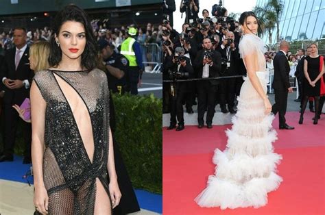 Supermodel Kendall Jenner Kembali Kenakan Busana Naked Dress Tipis